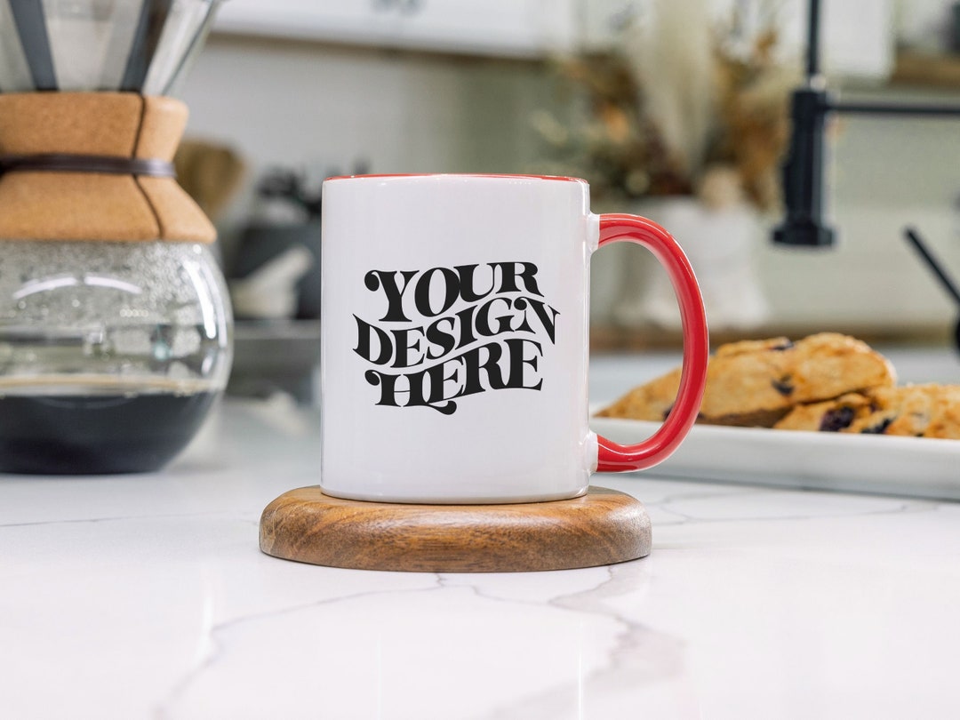 Mug Mockup, Red Two Tone Mug Mockup, Accent Mug Mockup, Red Handle Mugs ... Mug Mockup, Red Two Tone Mug Mockup, Accent Mug Mockup, Red Handle Mugs ...