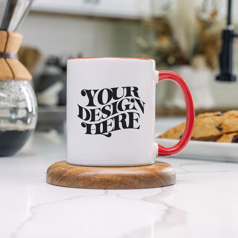 Red Mug - Etsy