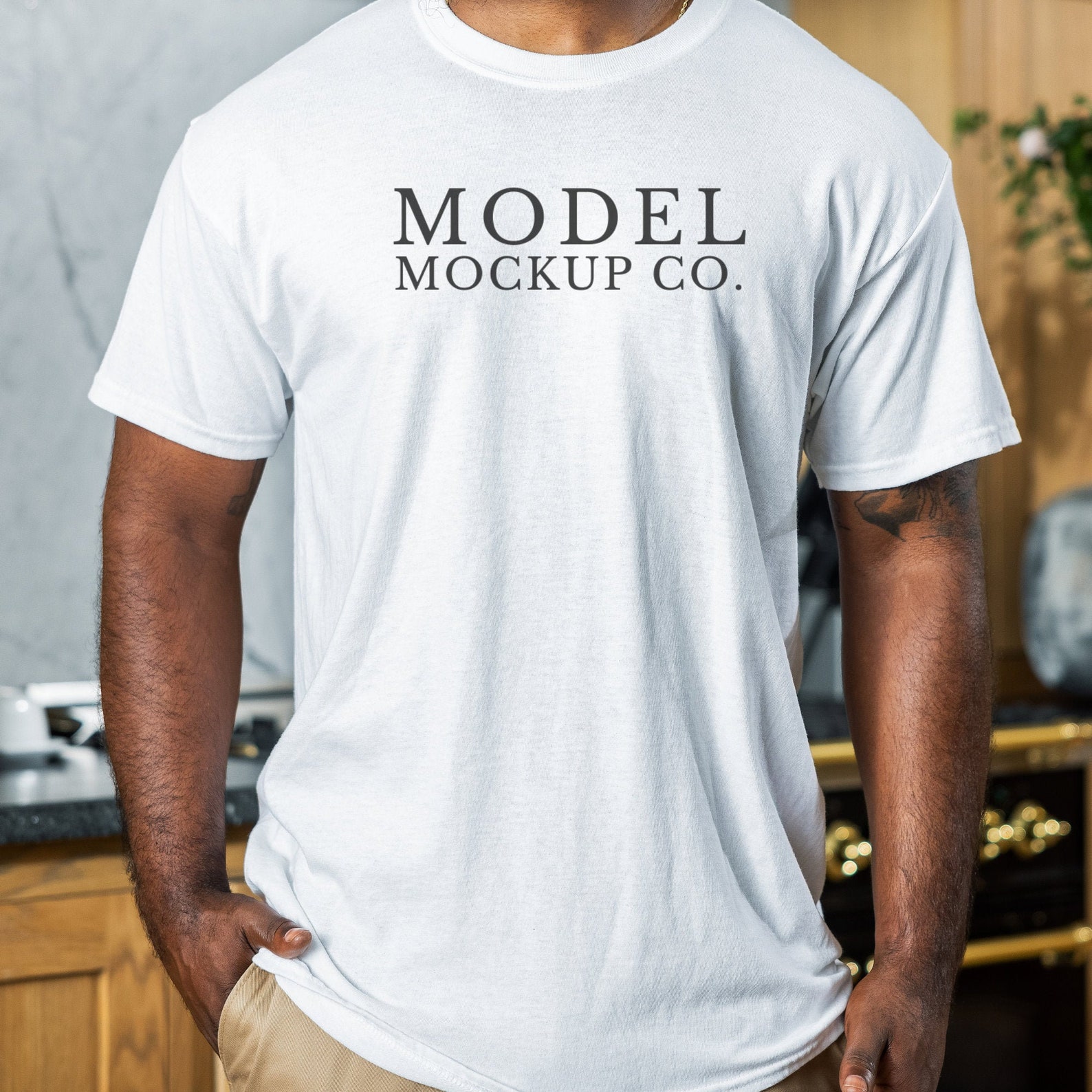 Gildan 64000 Mockup White T Shirt Mockup White Gildan Etsy