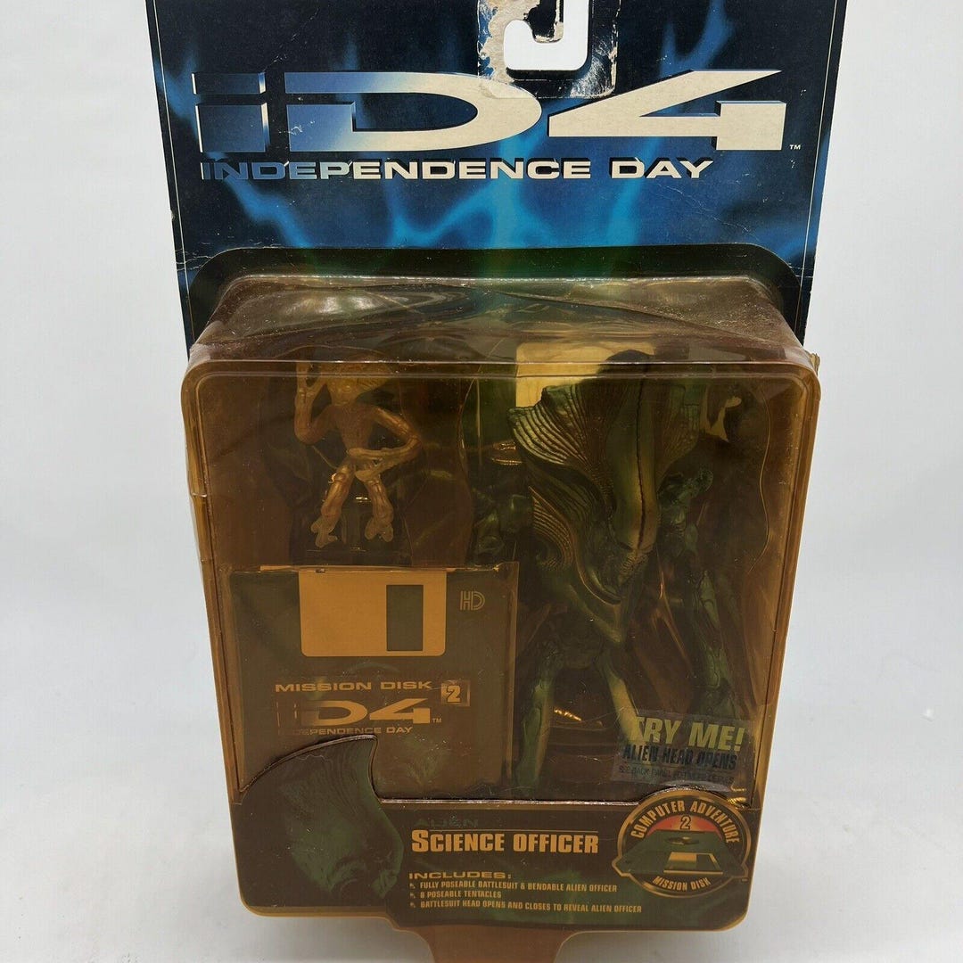 NEW 1996 Trendmasters Id4 Independence Day 4 Alien Science Officer ...