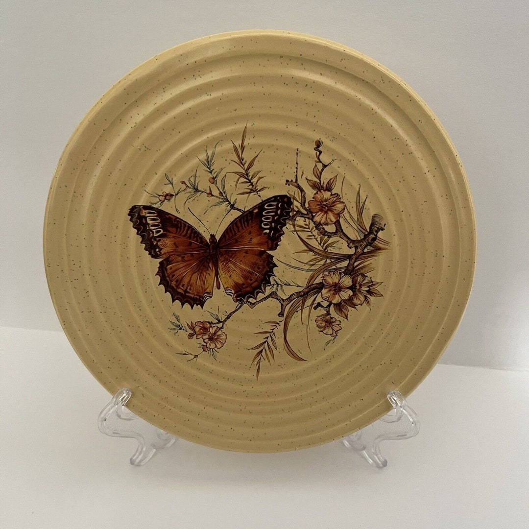 Vintage Treasure Craft Pottery 1970s Butterfly Trivet - Etsy