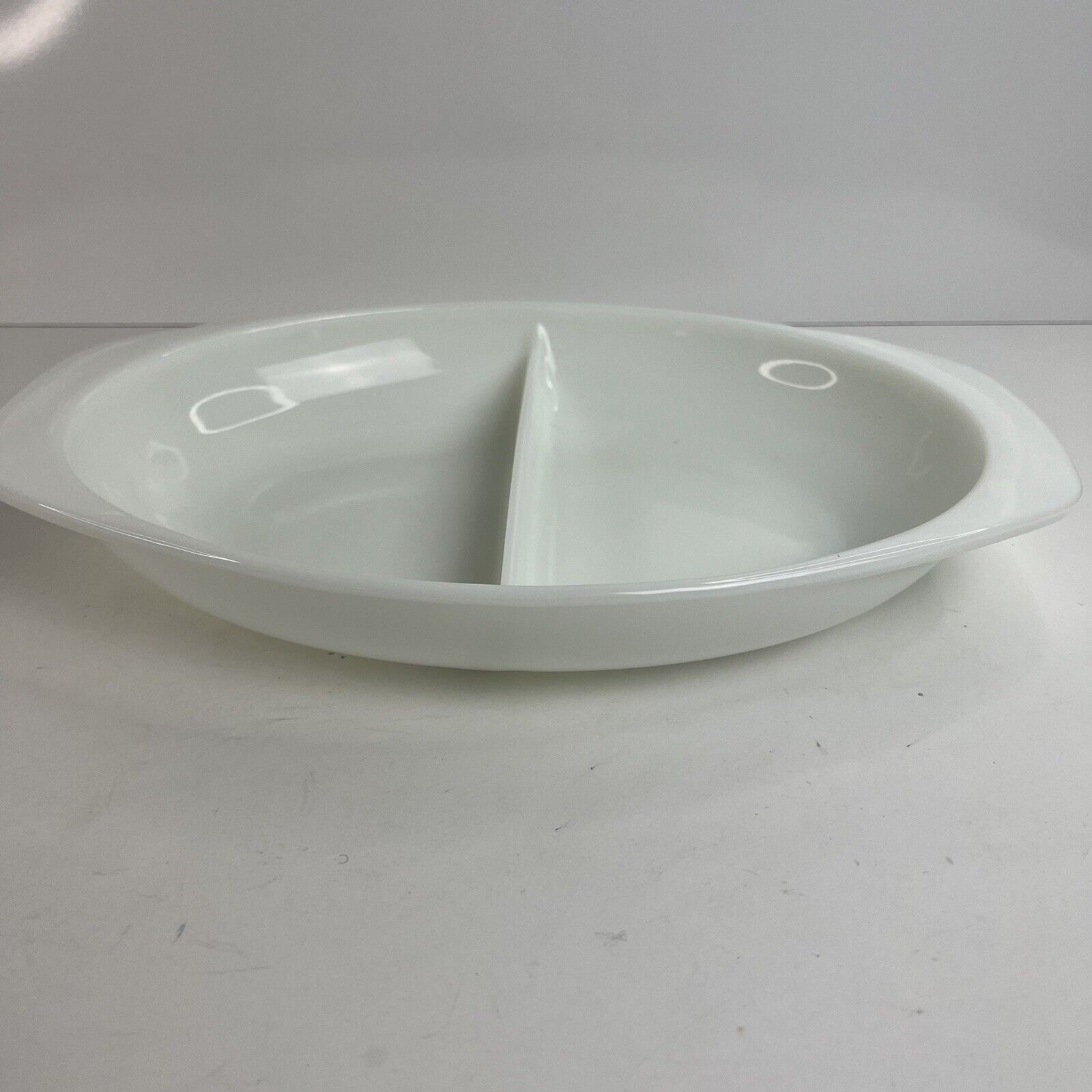 Vintage 1960s Pyrex White Milk Glass Divided Platter - Etsy