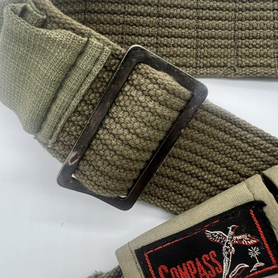 Vintage Japan Military Style Survival Camping Belt Co… - Gem