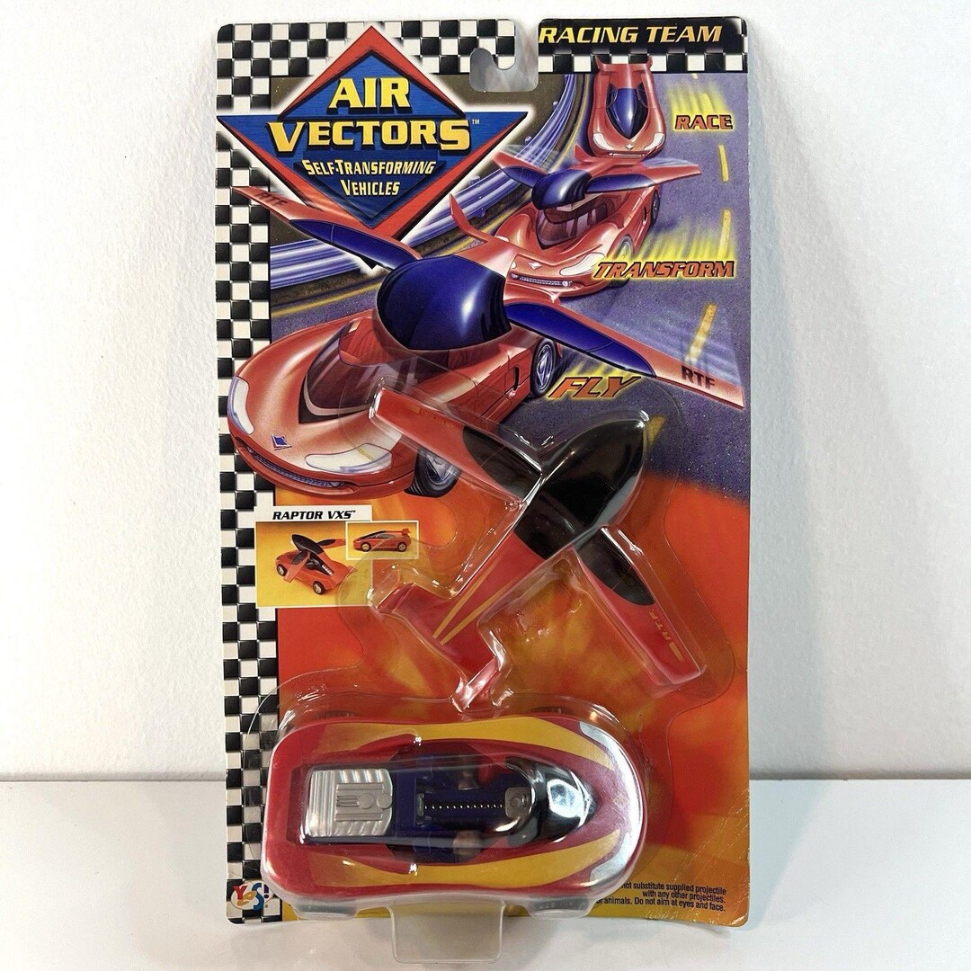 Vintage 1997 Air Vectors Self Transforming Vehicles Raptor Vxs - Etsy