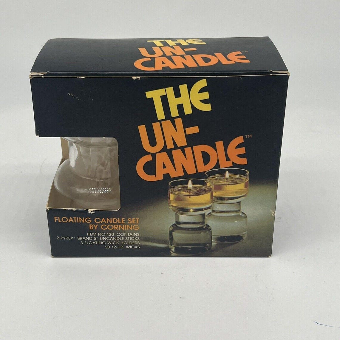 Vintage 1970s the Un-candle Floating Candle Set by Corning New - Etsy