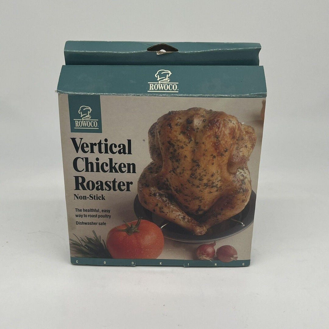 Rowoco Verticle Chicken Roaster Open Box Never Used Vintage - Etsy