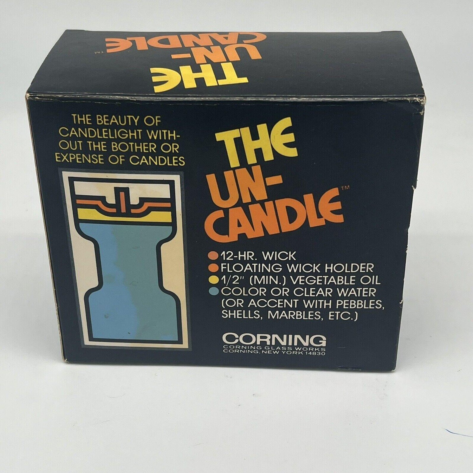 Vintage 1970s the Un-candle Floating Candle Set by Corning New - Etsy