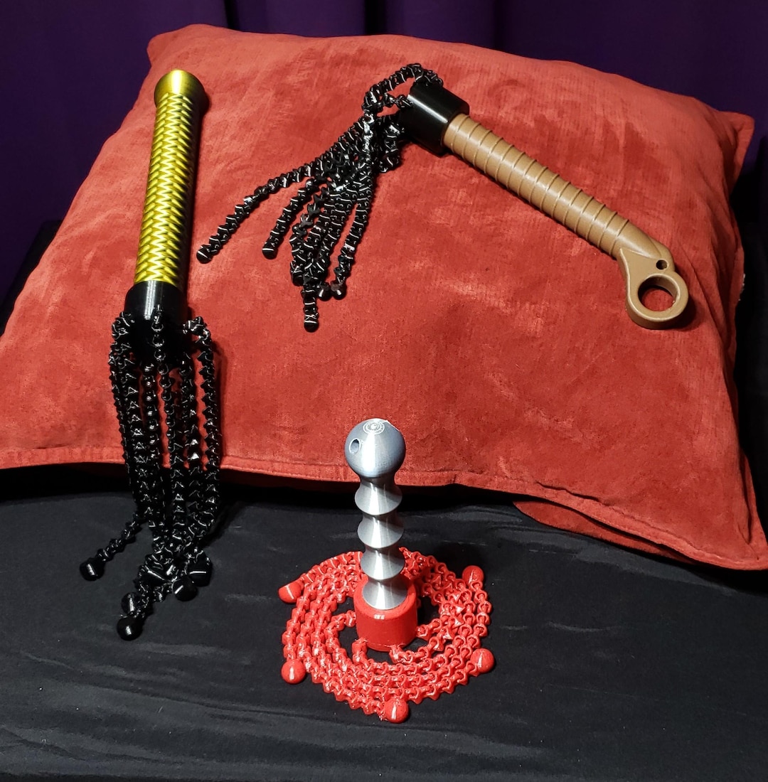 BDSM Flogger Head, Small Fully 3D Printed Spanking Kink Impact ...