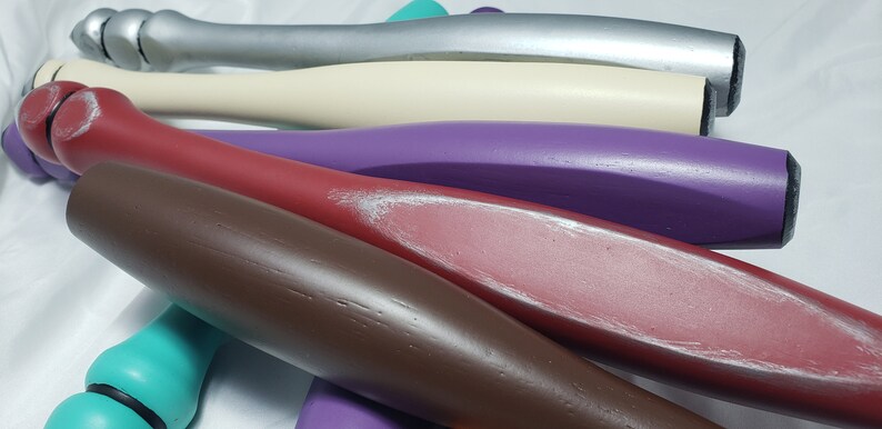 BDSM Baton, Bat, Club, Paddle With Sharp End, Painted Wood - Etsy