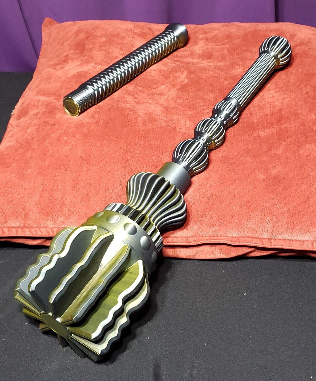 Bdsm Club Mace Head Ornate Finned 3d Printed Spanking Kink Impact