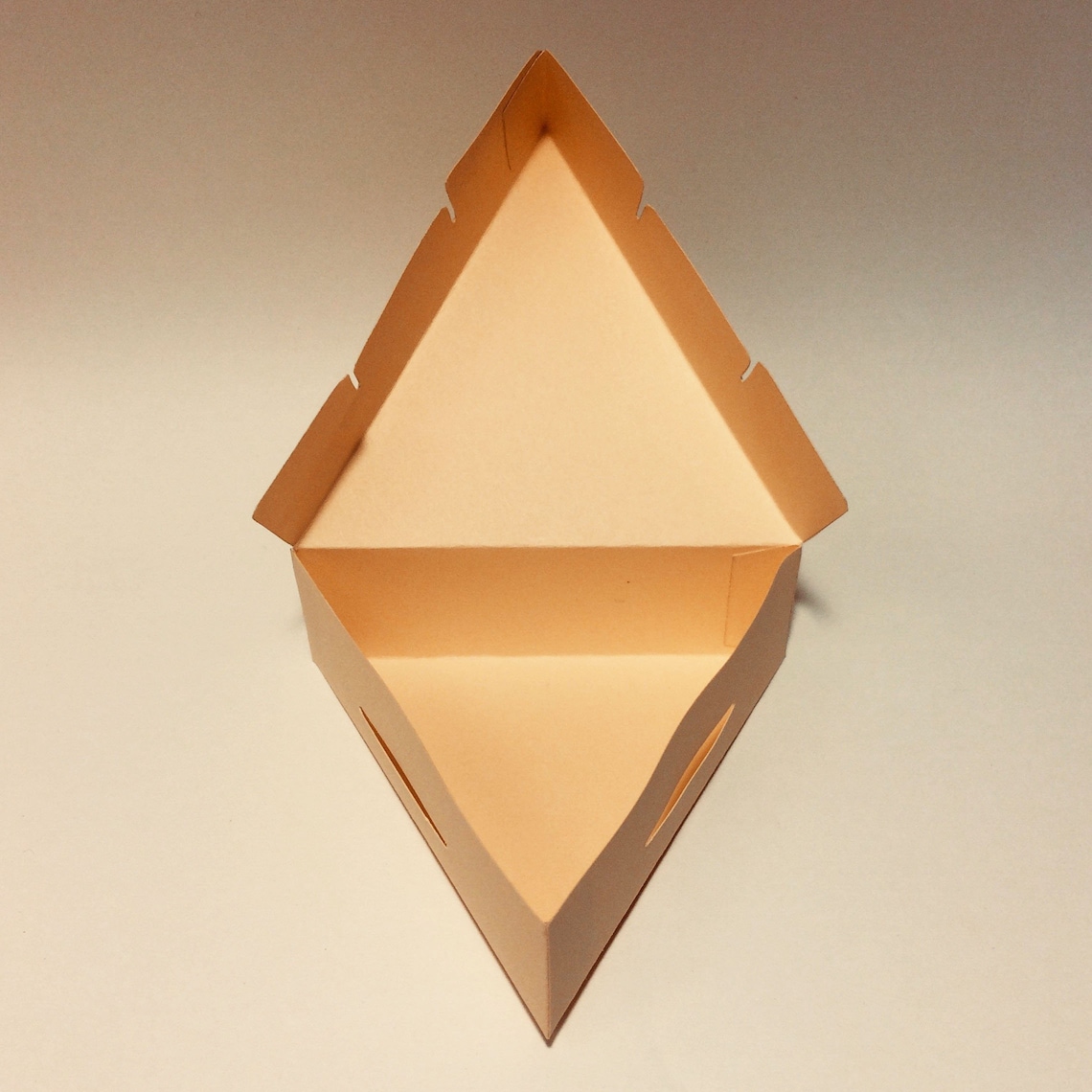 Triangle Box Template Triangle Gift Box Cake Slice Box | Etsy