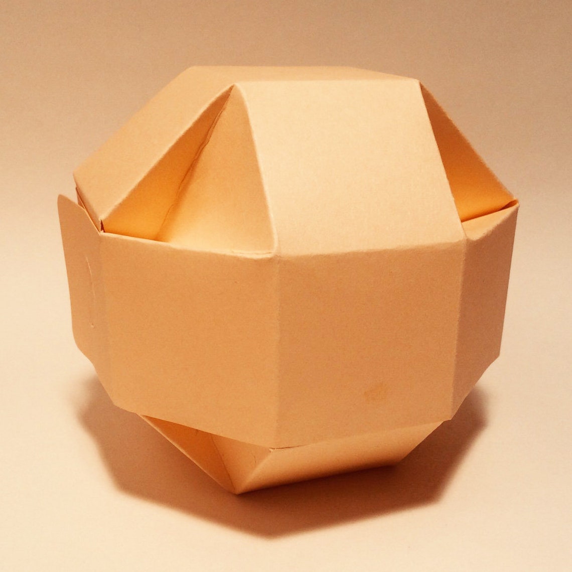 Sphere box template round box round gift box ball box | Etsy