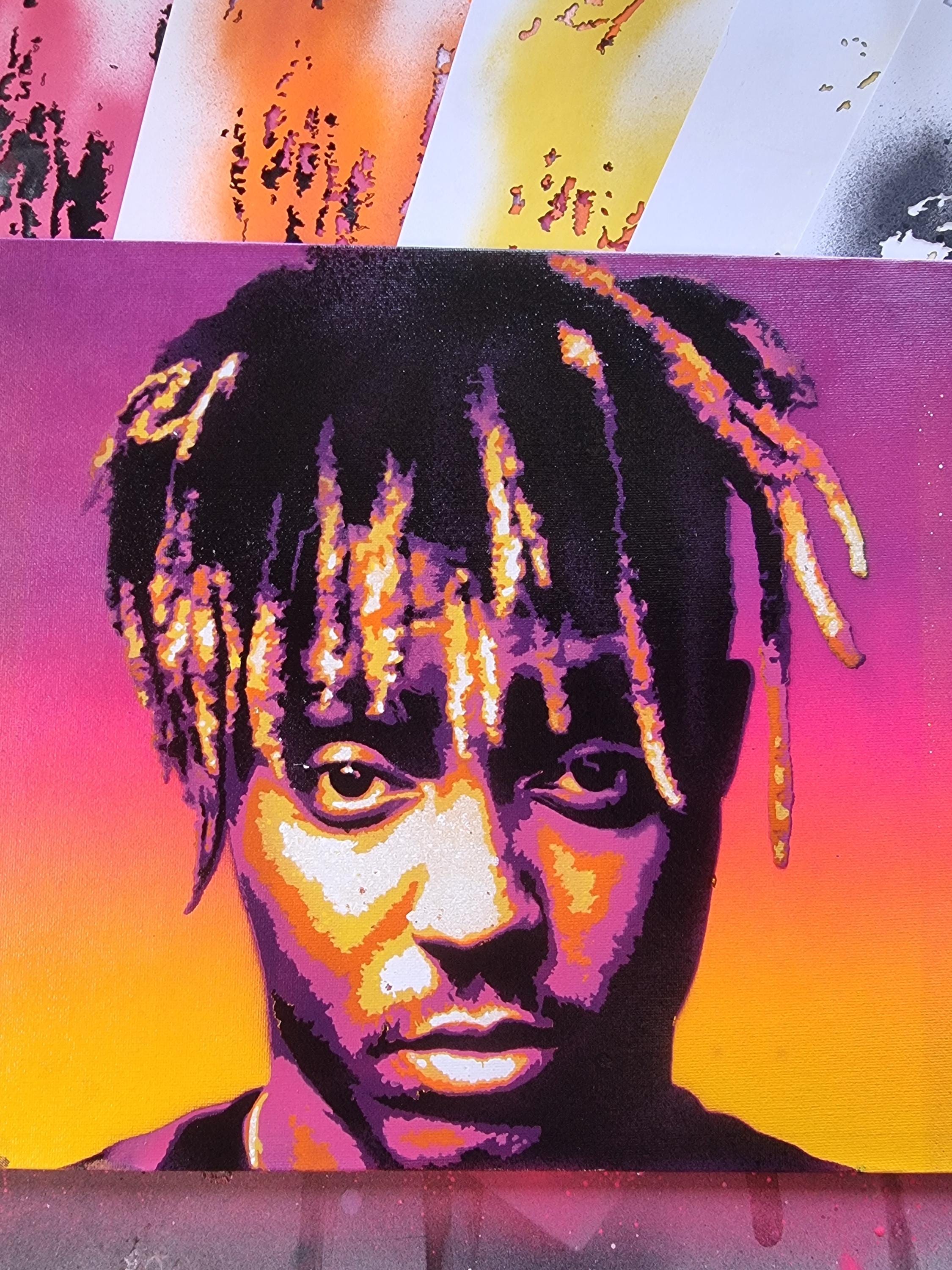 JUICE WRLD 6 Layer Stencil Art - Etsy