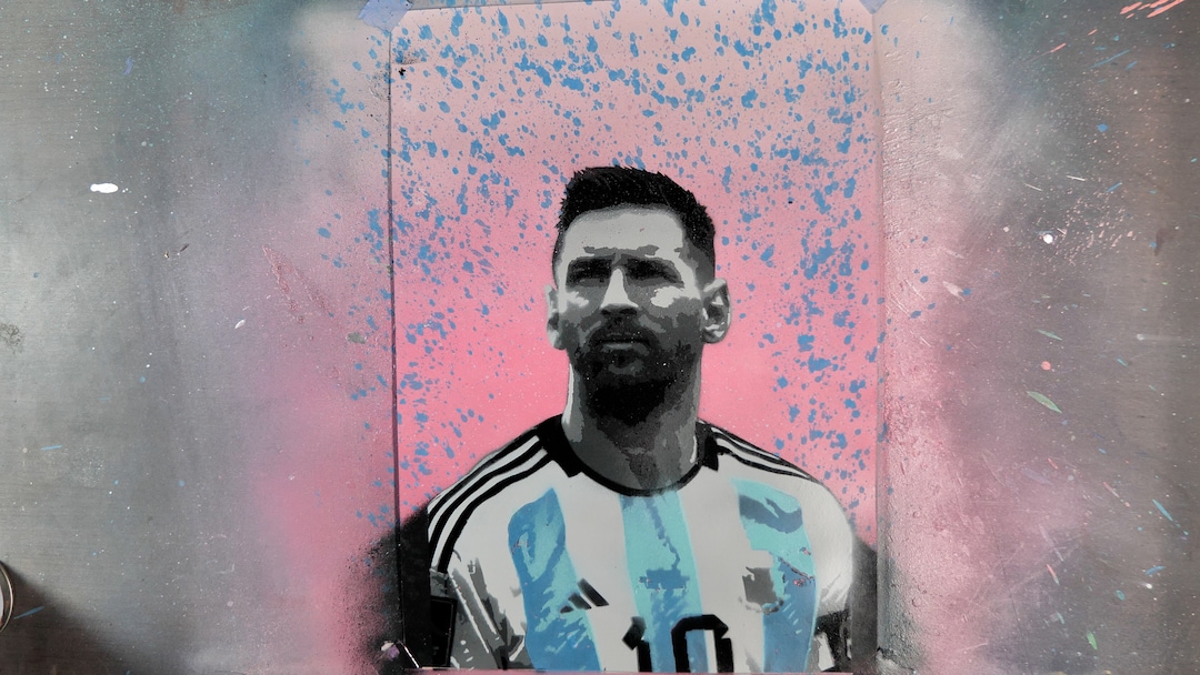 Lionel Messi 7 Layer Stencil - Etsy