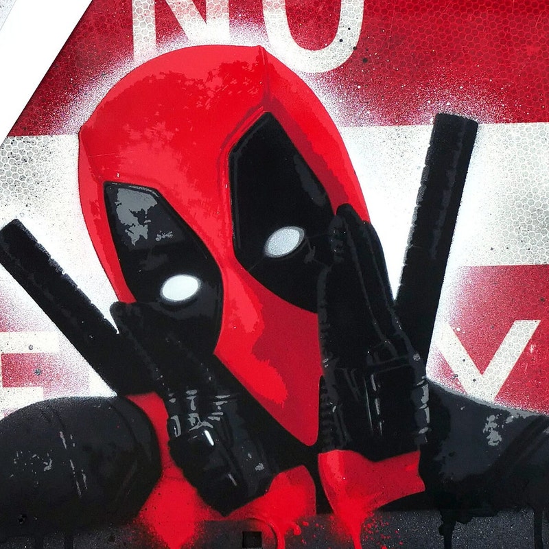 Deadpool Graffiti - Etsy