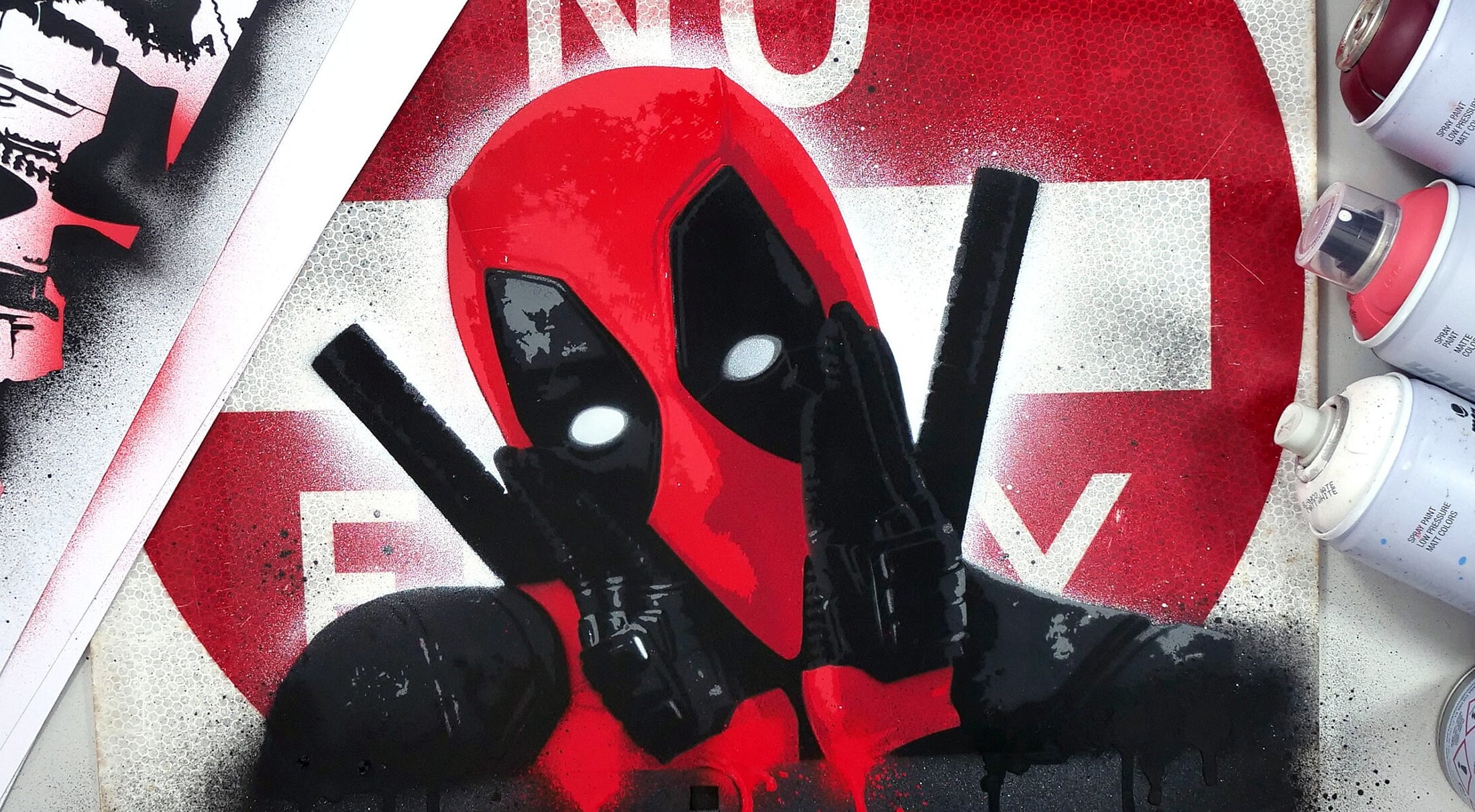 Deadpool 7 Layer Graffiti Stencil Art Cricut Files - Etsy