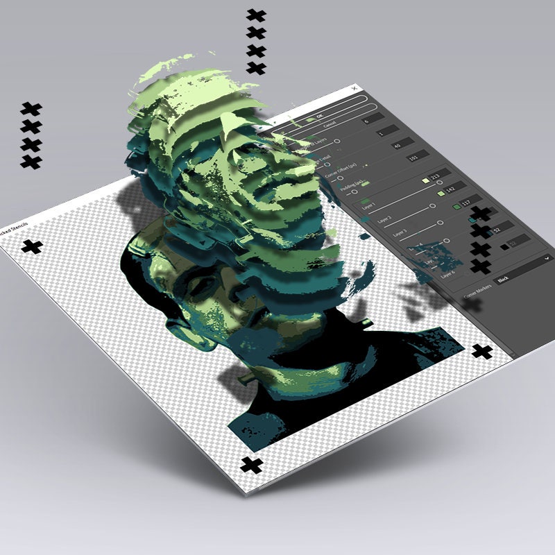 Multi Layer Stencil - Etsy