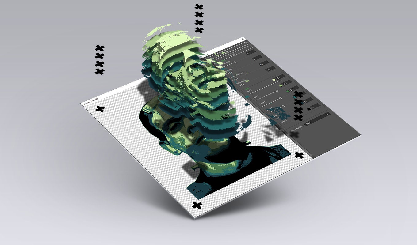 Frankenstein Multi Layer Stencils for Cricut Realistic - Etsy