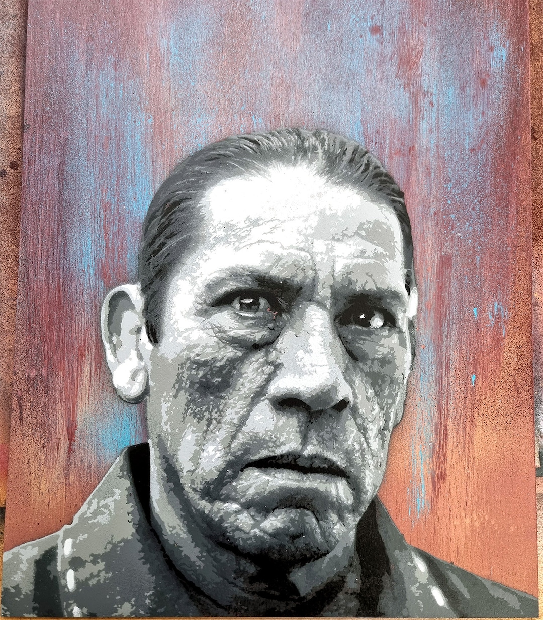 Realistic Danny Trejo 8 Layer Stencil Cricut Files for Spray Paint - Etsy