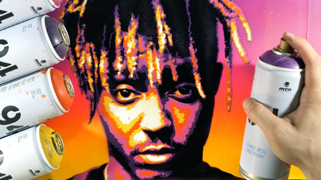 JUICE WRLD 6 Layer Stencil Art - Etsy
