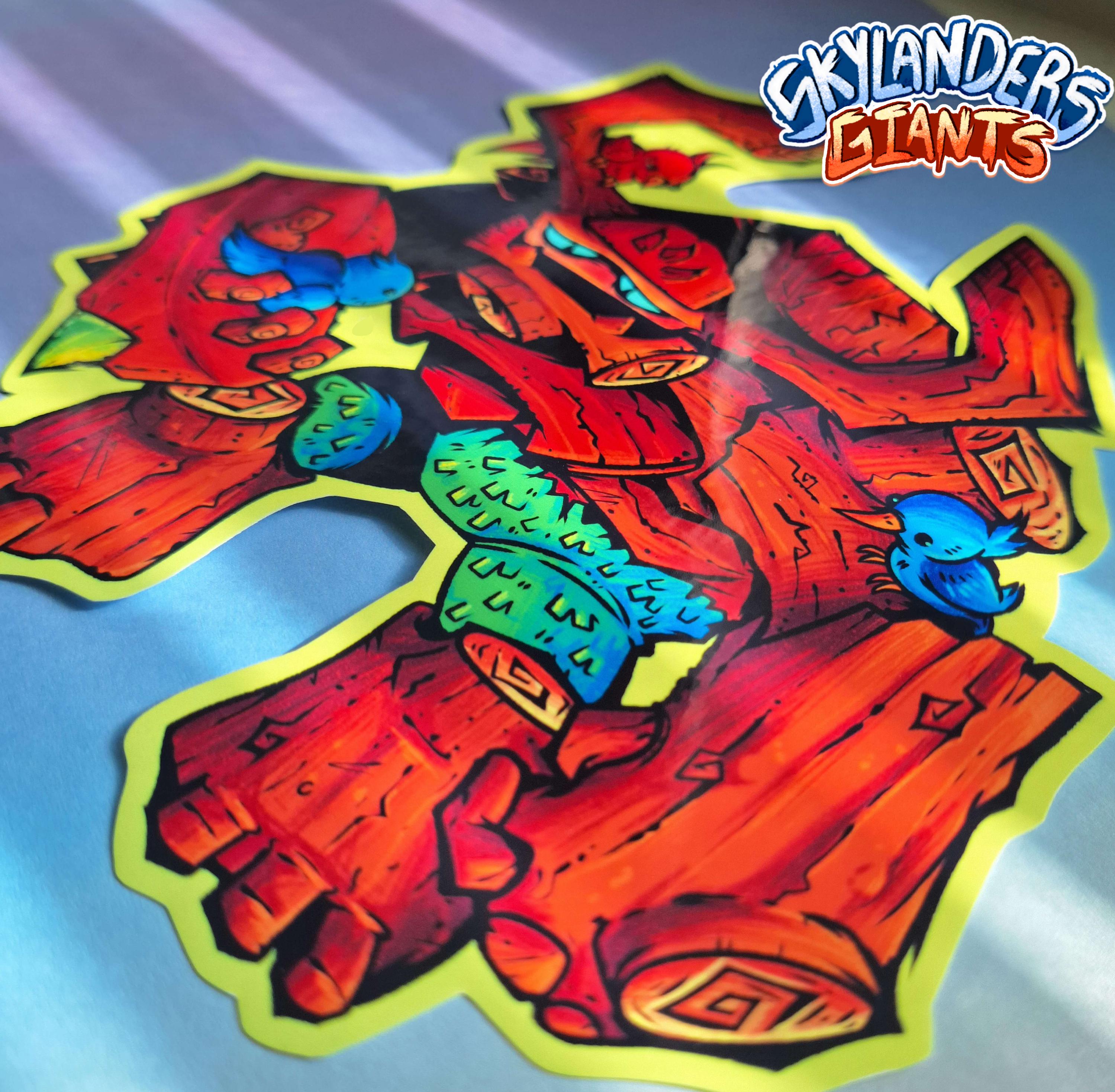 TREE REX- Skylanders GIANT Sticker! (1 Piece!) [large 13.5cm] - Etsy