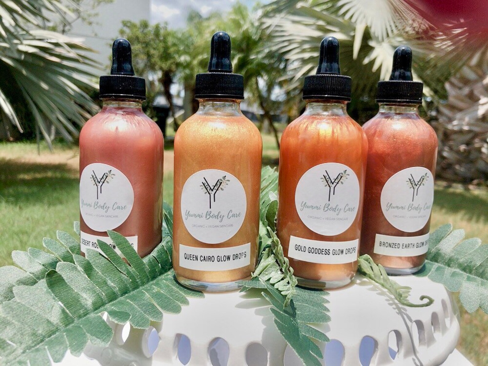 Tropical Scented Glow Drops | Summer Body Oil | Shimmer Body Oil ...