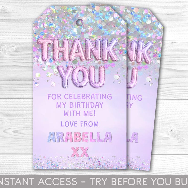 Thank You Tags - Etsy