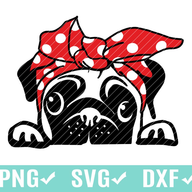 Pug Svg - Etsy