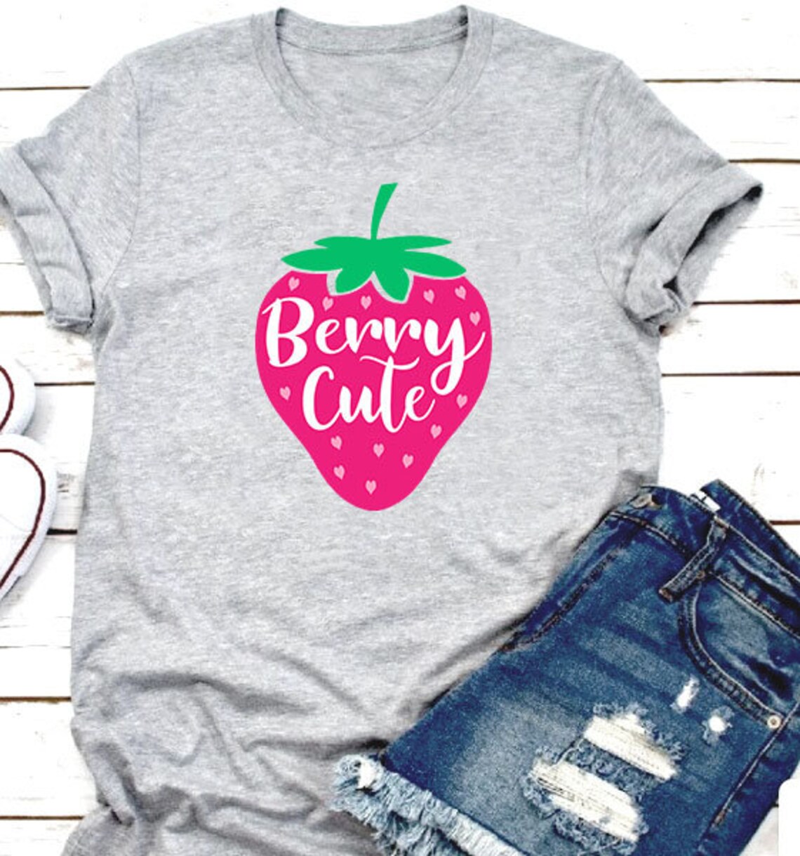 Berry Cute SVG Strawberry SVG Berry Cute Clip Art - Etsy