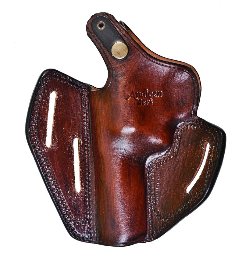 Colt Python 357 Magnum Leather Holster Basket Weave 3 Slot | Etsy