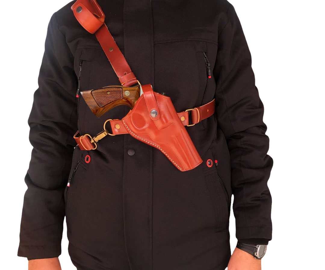 Leather Chest Holster Fits Colt King Cobra, Python .357 Magnum ...