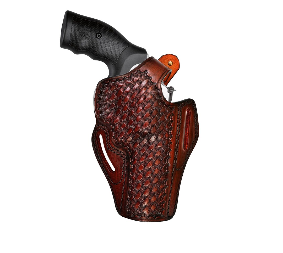 Leather Holster Fits Colt King Cobra, Python .357 Magnum - Genuine ...