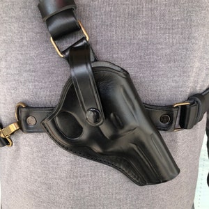 Leather Chest Holster Fits Colt King Cobra, Python .357 Magnum ...