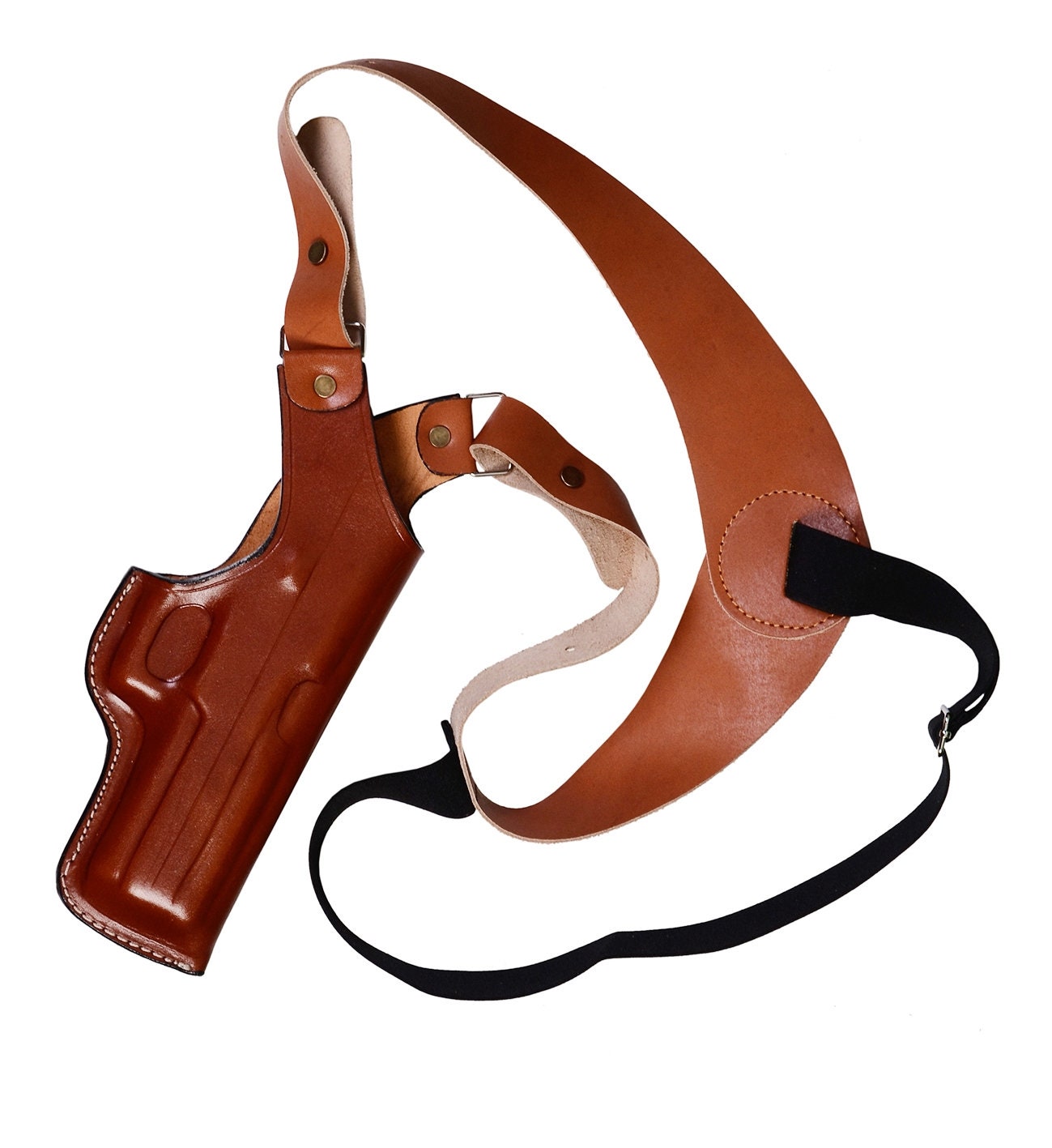 Colt 1911 Leather Shoulder Holster Double Magazine Genuine - Etsy
