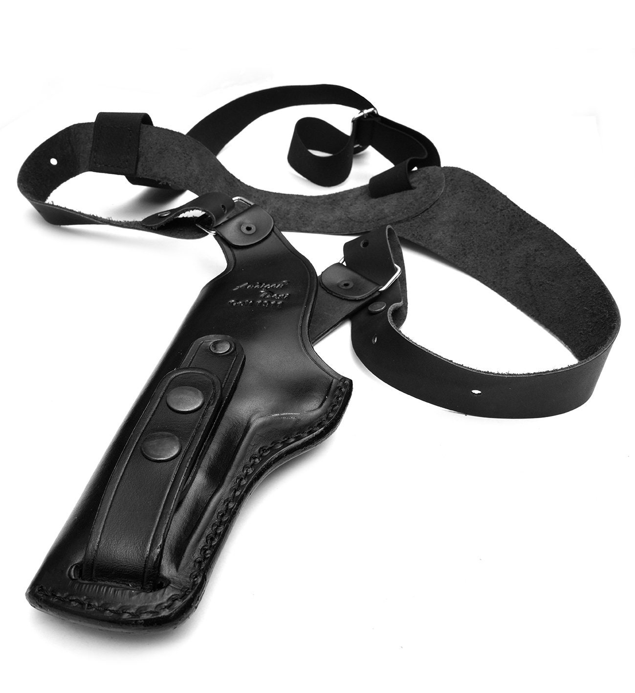 Colt 1911 Leather Shoulder Holster Double Magazine Genuine - Etsy