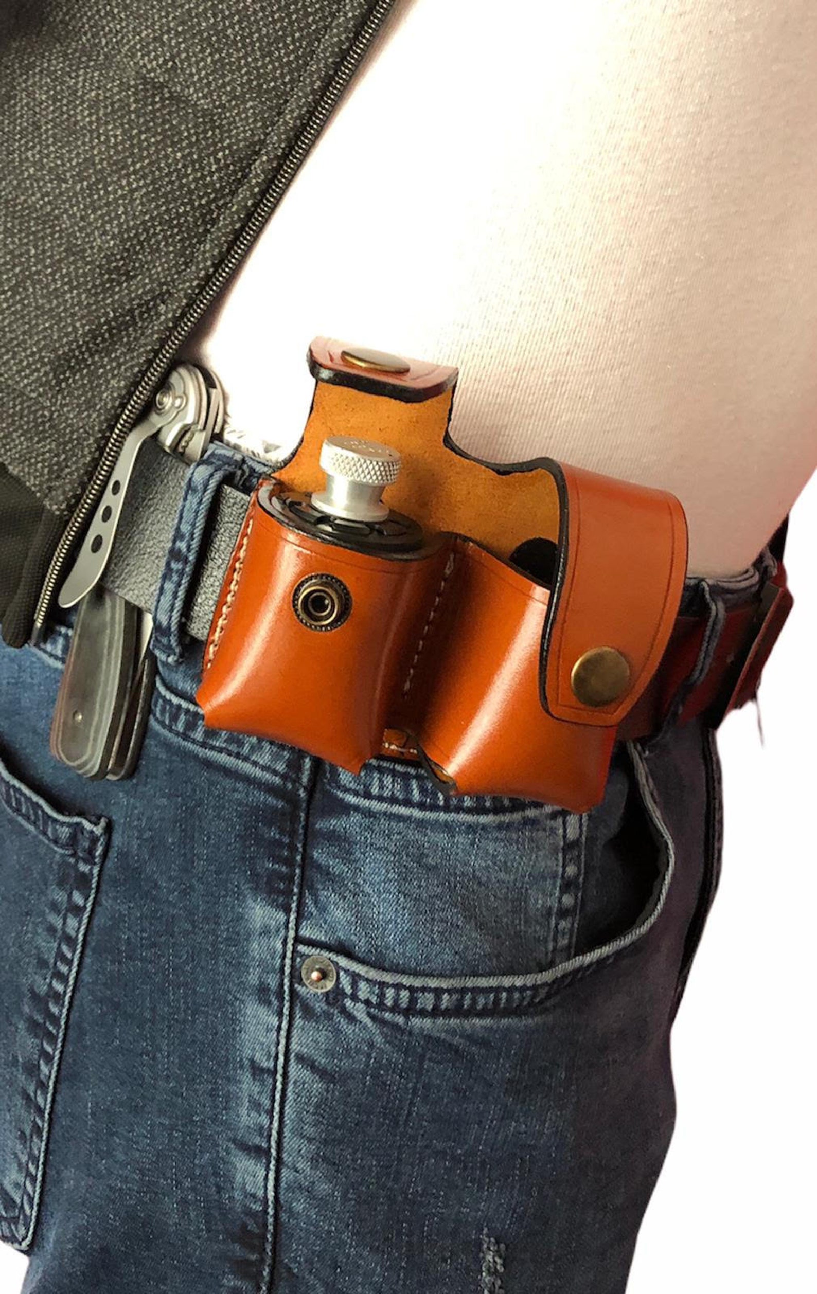 Speedloader Leather Belt Double Carrier Revolver Magazine - Etsy