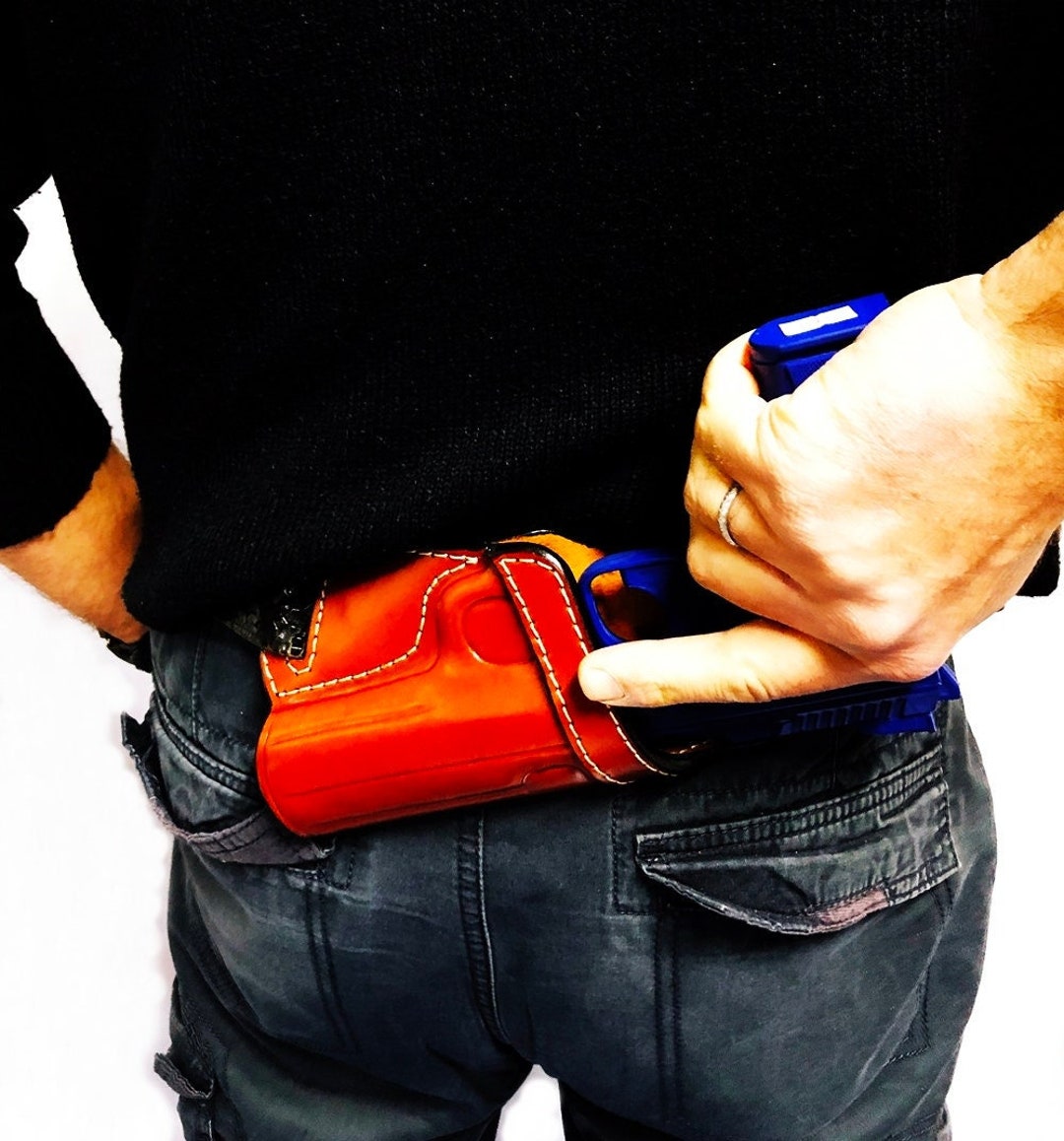 Kimber Micro 9 1911 .45 ACP Small of Back Leather Holster - Etsy