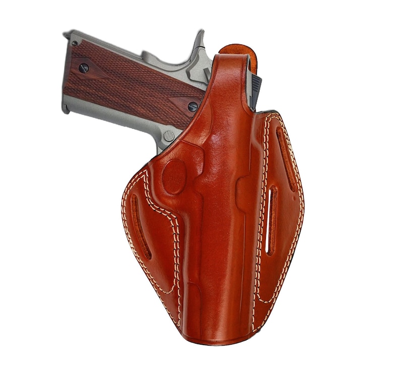 Leather Belt Holster Fits Kimber Micro 9 or 1911 .45 ACP - Etsy