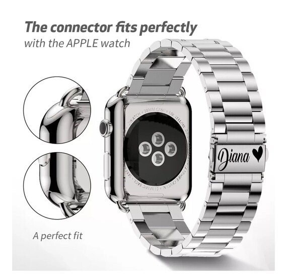 Engraved Custom Name Stainless Steel Strap Compatible With - Etsy