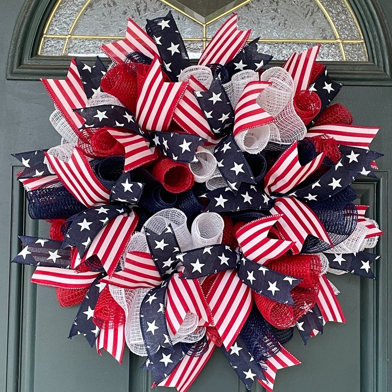 Veterans Day Wreath - Etsy