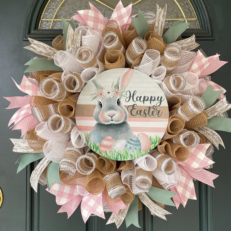 Spring Door Wreath - Etsy