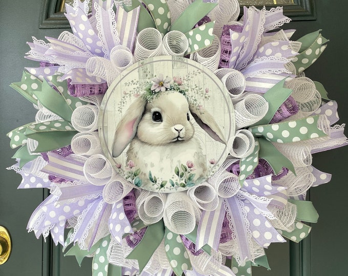 Carrot Patch Farm Fresh Wreath, Spring Wreath, Farm House Wreath, Bunny ...