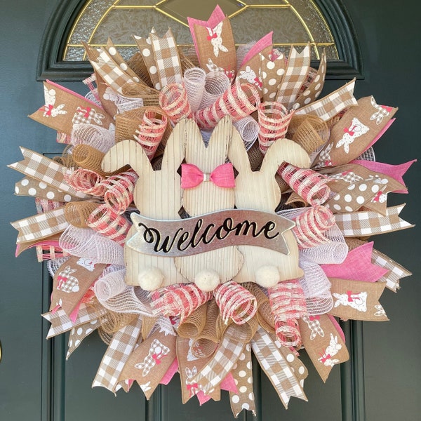 Spring Wreath Burlap - Etsy