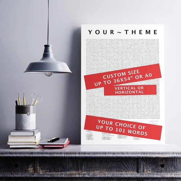 Giant Wall Word Search - Etsy
