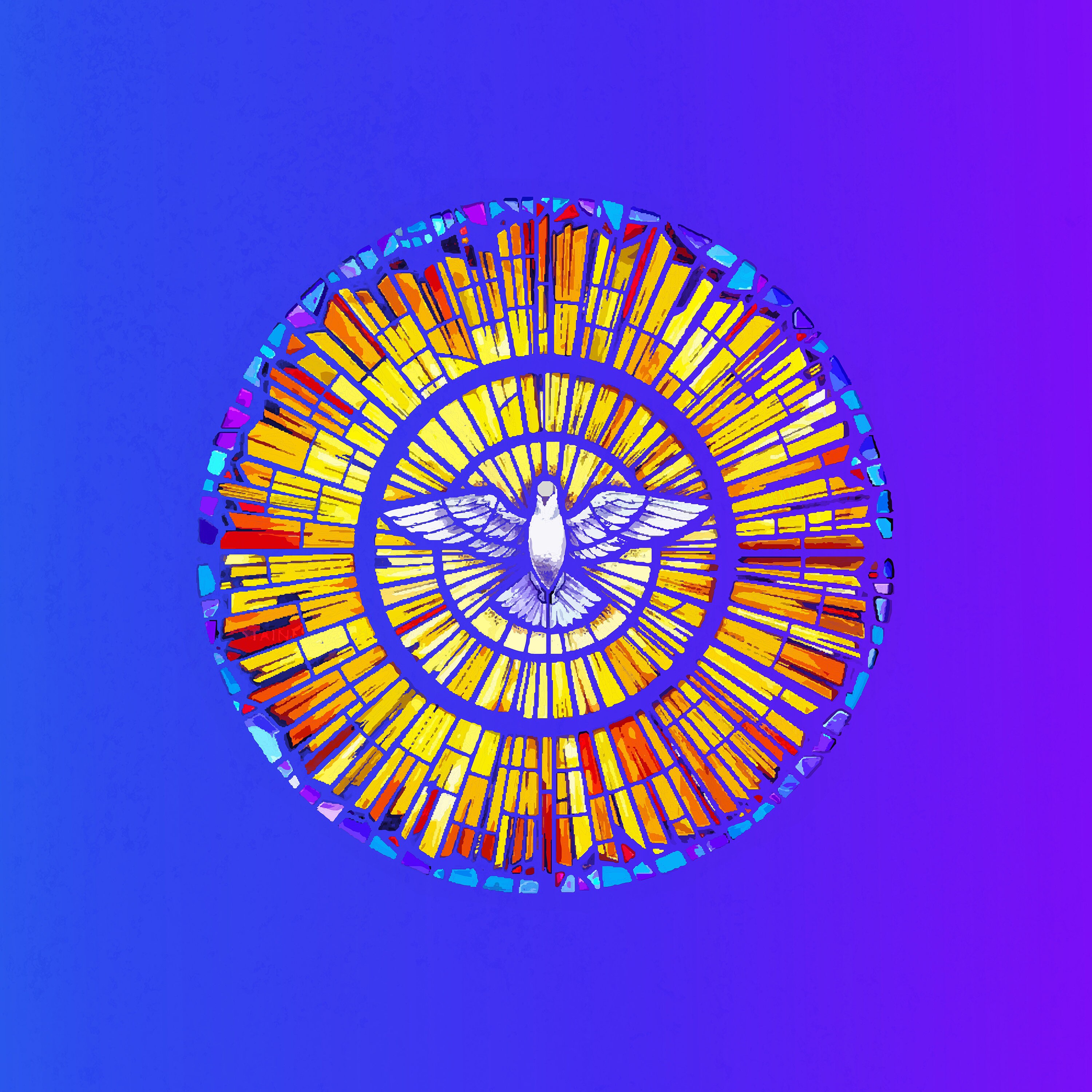 Holy Spirit Dove Stained Glass Design Premium Allover Unisex Hoodie - Etsy