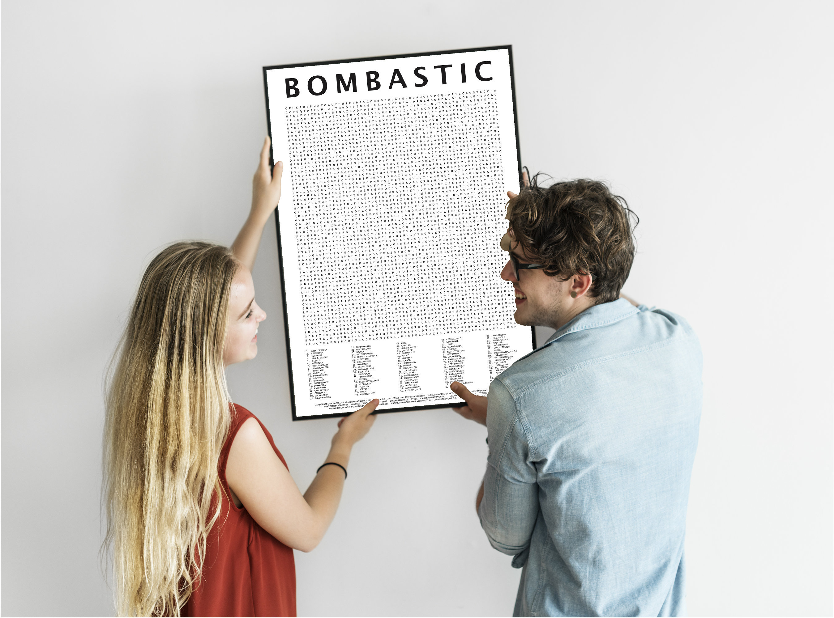 Zany-crazy-fun-weird English Vocabulary Words *bombastic* Giant Word ...