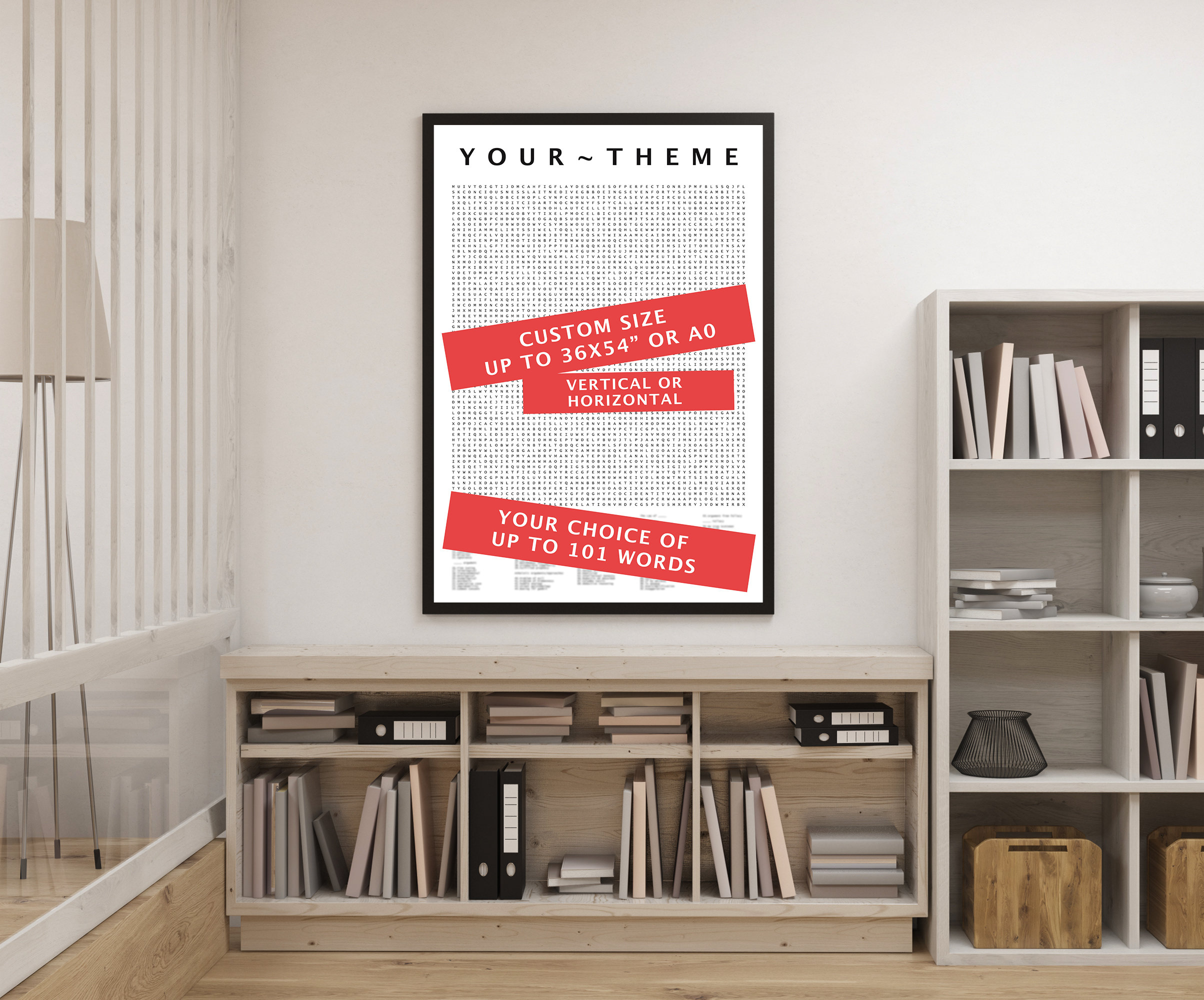 Giant Personalized Word Search Customized and Made to Order - Etsy