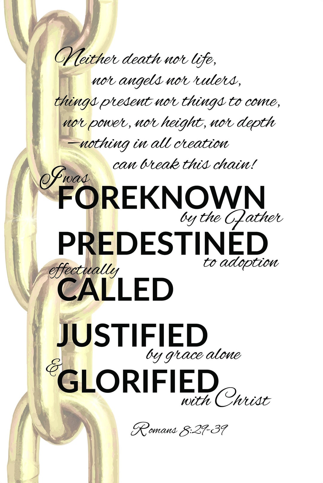 The Golden Chain of Salvation Digital Print - Etsy