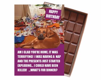 Rhodesian Ridgeback Birthday Card - Etsy