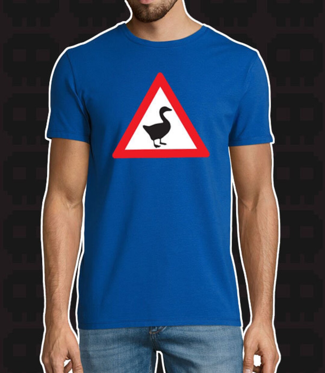 Untitled Goose Game Warning Sign Mens Size Small - XXL T-shirt - Etsy